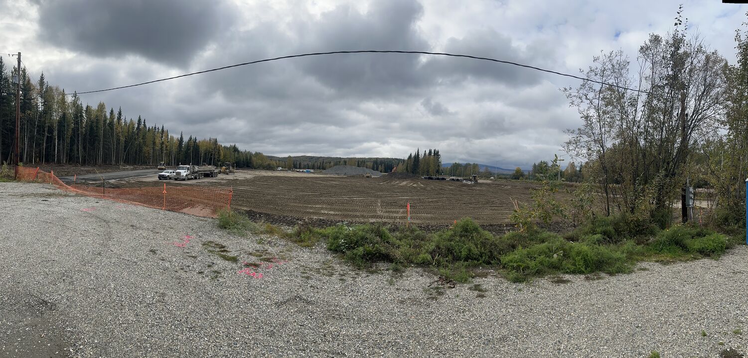 Aerial view of the Fairbanks Alaska Temple | ChurchofJesusChristTemples.org