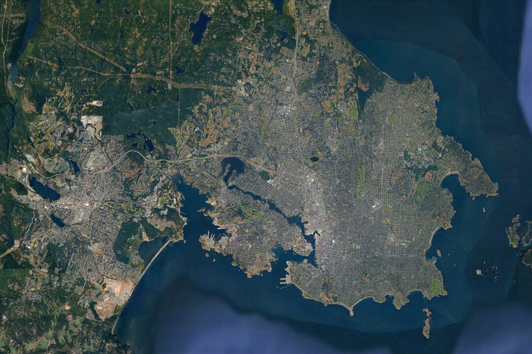 Regional map for the Victoria British Columbia Temple ...